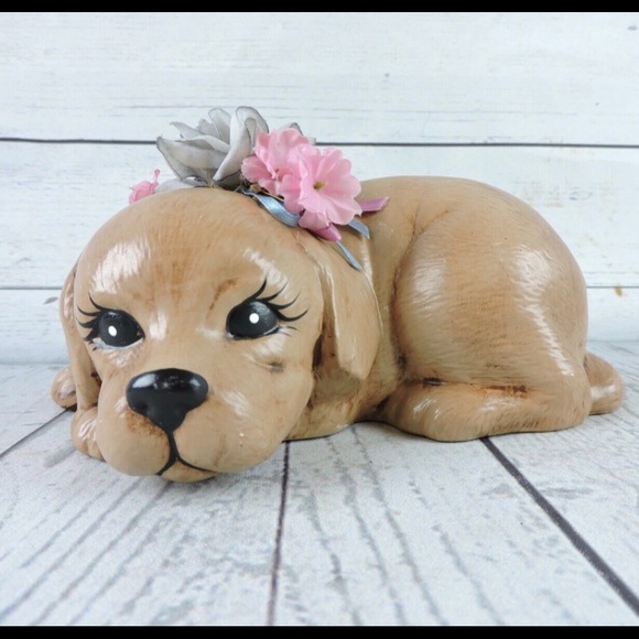 Accents | Puppy Dog Ceramic Figurine Statue 8 Labrador | Poshmark